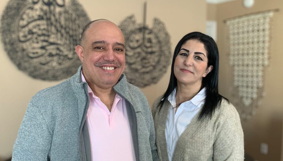 Samar and Munther Zeid count their blessings